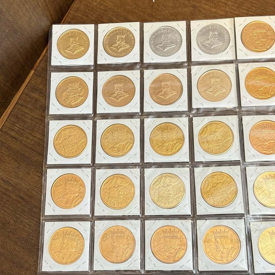 First Doubloon 1960 Complete Consecutive Rex Mardi Gras Doubloon Set ...