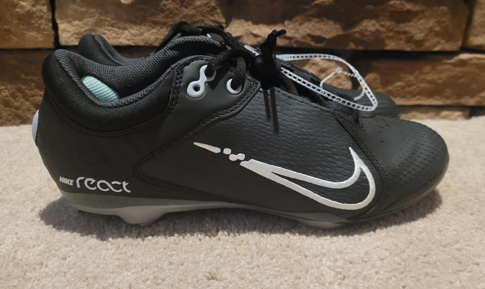 Size 8.5 - Nike Hyperdiamond 4 Elite Black Dark Smoke Grey W for sale ...