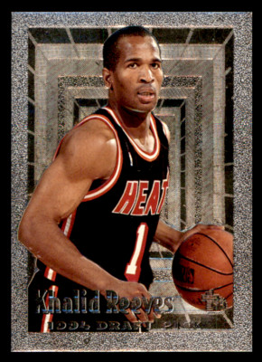 1994 Topps Embossed Khalid Reeves DPK, FOIL, RC #112 Miami Heat | eBay