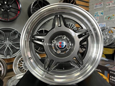 4 x 17 Inch 4x100 Alpina Style Old School Silver Wheels: Fits For BMW ...