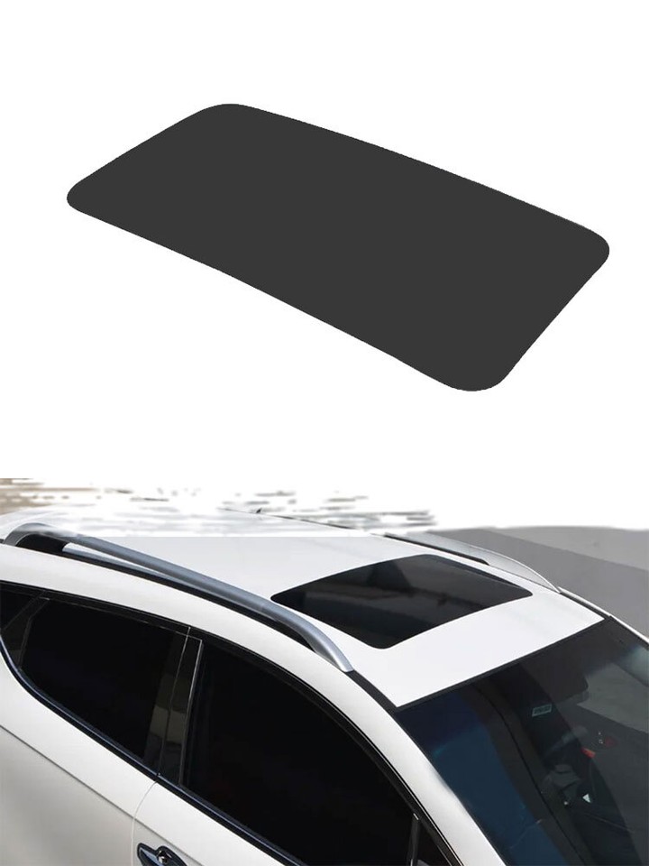 Simulation Fake Sunroof Sticker Cover Black Vinyl Film Car Accessories ...