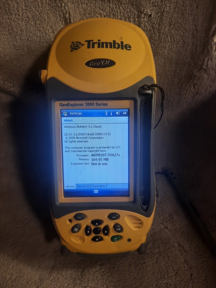 Trimble Geo XH GeoExplorer 3000 70950-51 Data Collector w/ Cradle ...