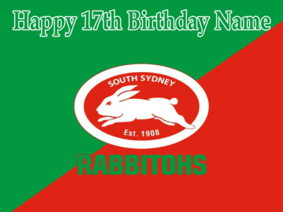Rabbitohs EDIBLE ICING CAKE IMAGE FROSTING SHEET | eBay Australia