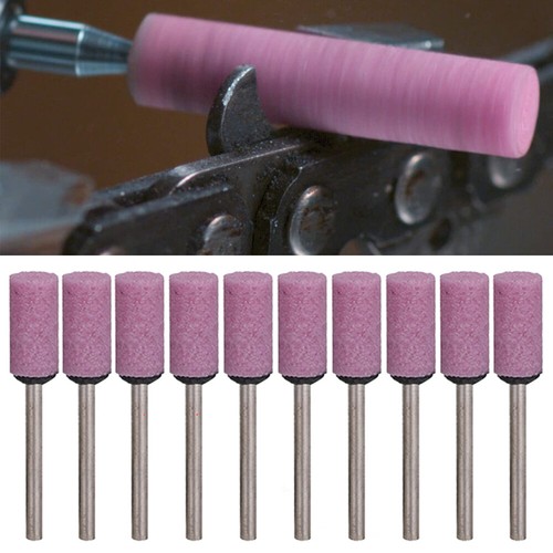 10x Metal Thicken Rotary Grinding Stones Drill Bit Die Grinder Head ...