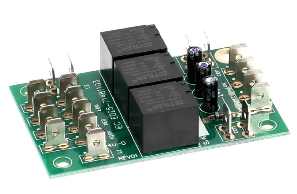 IEC E025-71481103 RELAY BOARD SPST X 3 24V 10A OEM fits CBF02A6/CBF03A7 ...