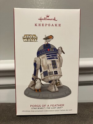 2018 Hallmark Keepsake Ornament Porgs Of A Feather Star Wars R2-D2 The ...