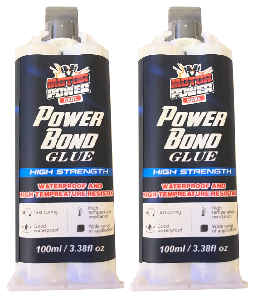 2 x Automotive Power Bond Glue, Metal Repair Glue, High-Temperature ...