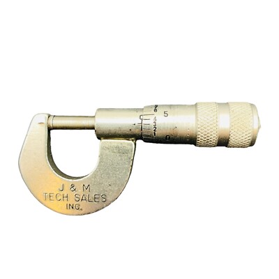 Vintage J&M Tech Sales Disc Micrometer USA | eBay