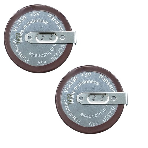 2pc for Panasonic VL2330 HFN Rechargeable Battery 3V for Land Rover ...