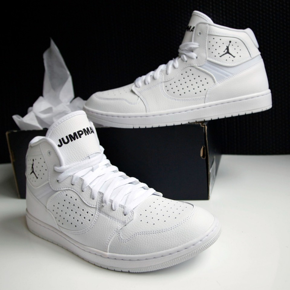 Jordan Access Men’s Shoes White/White AR3762-100 Size 13 | eBay