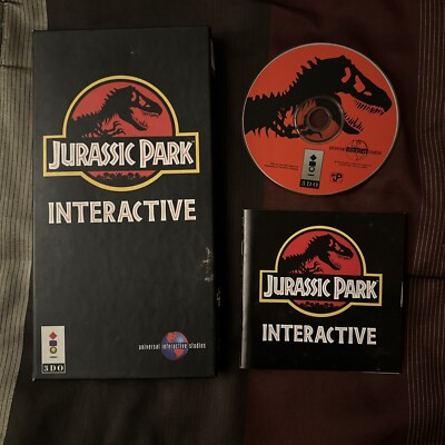 Jurassic Park Interactive (Panasonic 3DO, 1994) Long Box | eBay