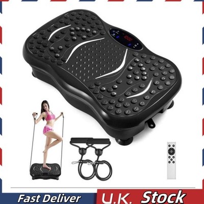 Power Vibration Plate Vibrating Machine Platform Exercise Body Shake ...