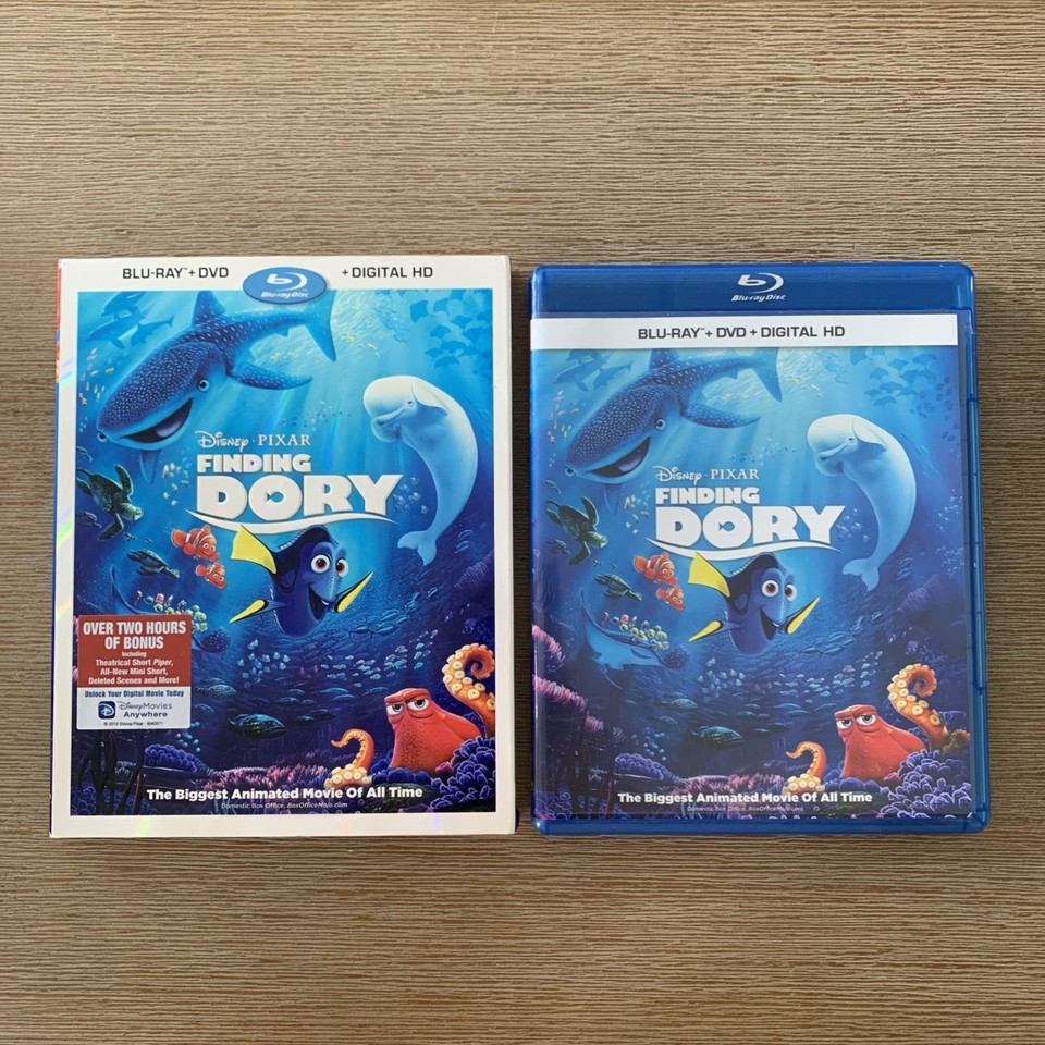 Finding Dory with bonus (Blu-ray/DVD, 3-Disc Set + Digital HD) w ...