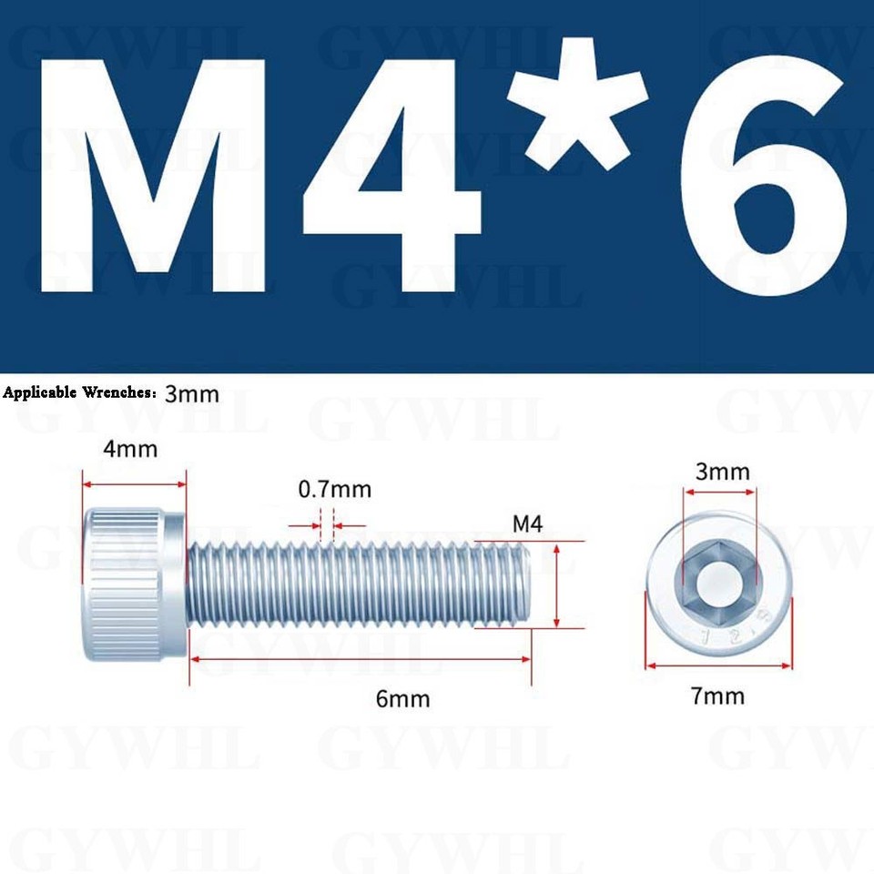 Cap Screws Hexagon Socket Head Allen Key Bolts High Tensile 12.9 Zinc ...