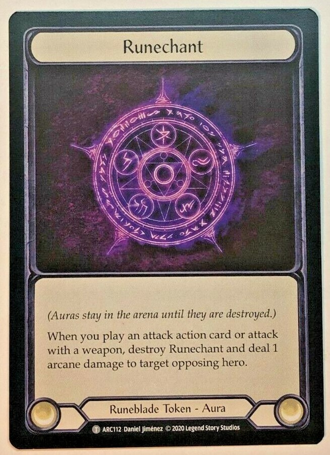 Flesh And Blood Arcane Rising Nebula Blade // Runechant ARC040 ...