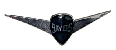 1930's Sayers & Scovill Radiator Emblem Badge | eBay