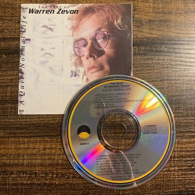 A Quiet Normal Life: The Best Of Warren Zevon (CD, 1990, Asylum) *NO ...