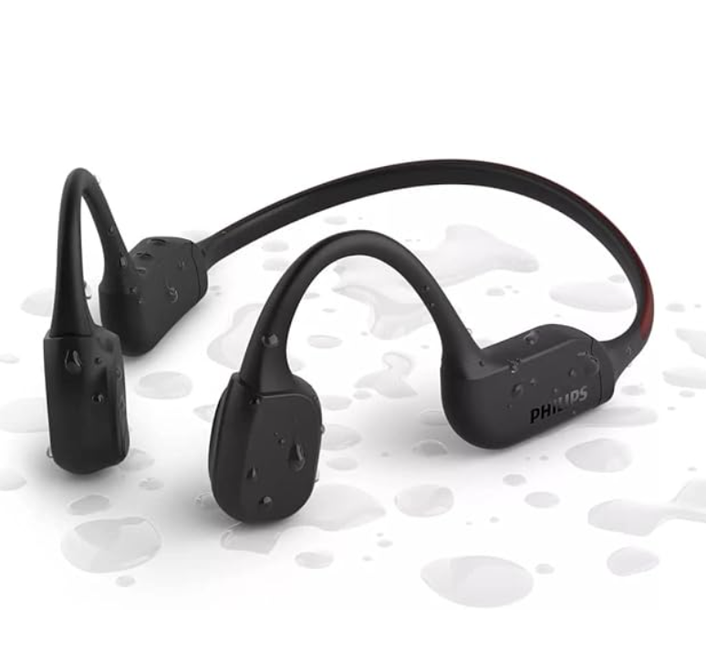 Philips A7607 Open-Ear Bone Conduction Bluetooth Neckband Headphones ...