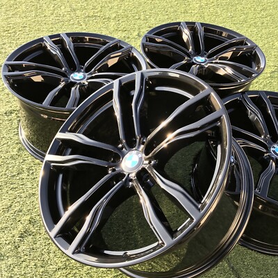 21" BMW X5 X6 M X5M X6M OEM Factory Wheels Rims Black Set 4 Forged ...
