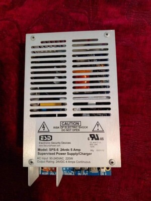 ESD electronic security devices power supply model sps-5 | eBay