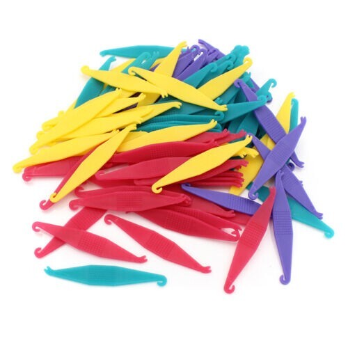 500Pcs Disposable Dental Orthodontic Elastic Rubber Bands Place Bracket ...