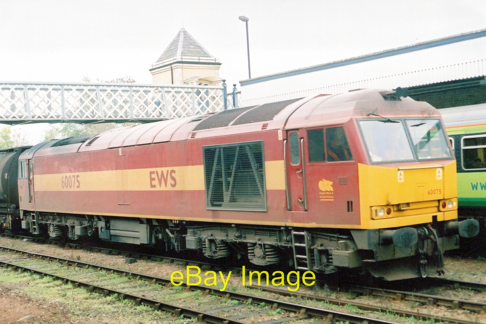 Railway Photo 12x8 Class 60 60075 EWS Oil Train Lincoln Central 10/11 ...