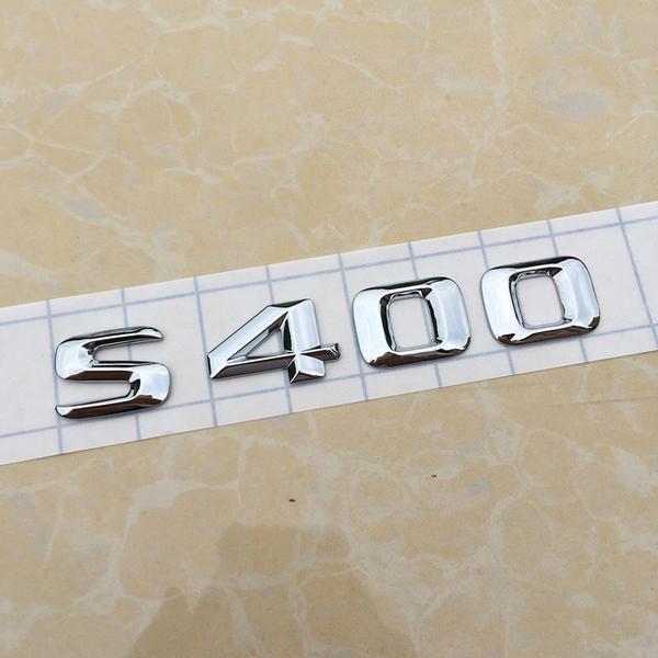 S450 S560 S680 4MATIC V12 Auto Car Rear Emblem Decal Badge for S Class ...