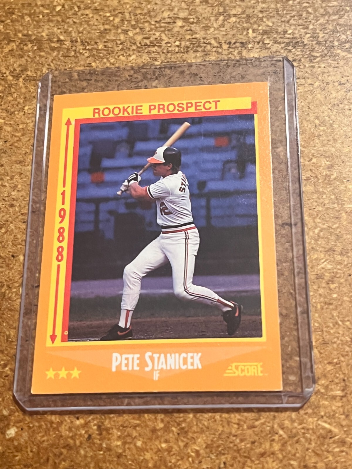 1988 Score Baseball Rookie Prospect # 628 Pete Stanicek RC | eBay