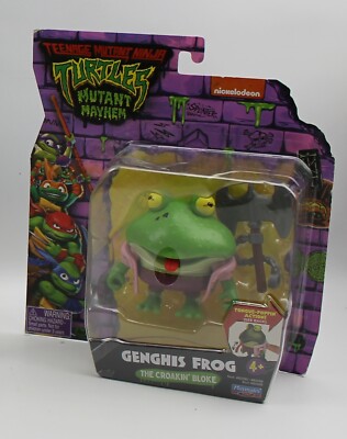 TMNT Mutations Mayhem Genghis Frog Croaking Bloak Action Figure | eBay