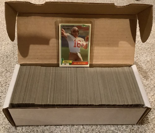 1981 Topps Football Complete Set Joe Montana Rookie RC | eBay
