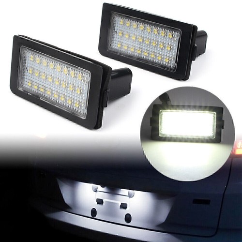 2pcs LED License Number Plate Light For BMW E38 7 Series CanBus 24-SMD ...