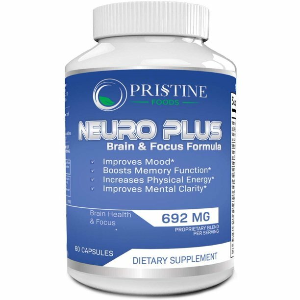 Neuro Plus Brain Booster Focus Supplement - Nootropic Memory ...
