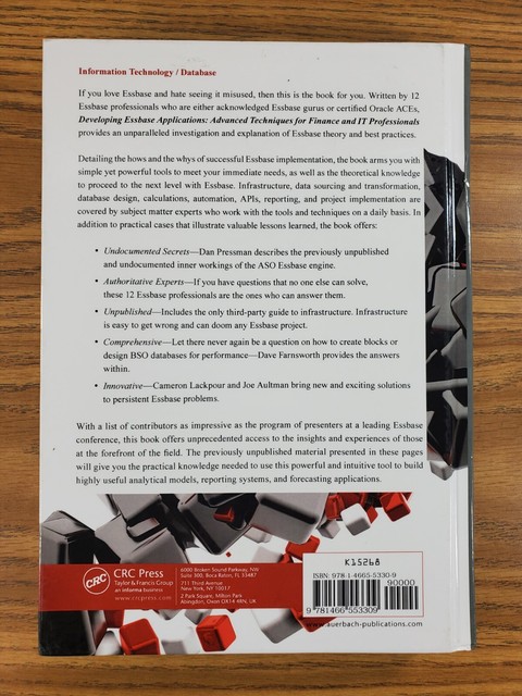 Developing Essbase Applications : Advanced Techniques for Finance and IT Professionals by ...