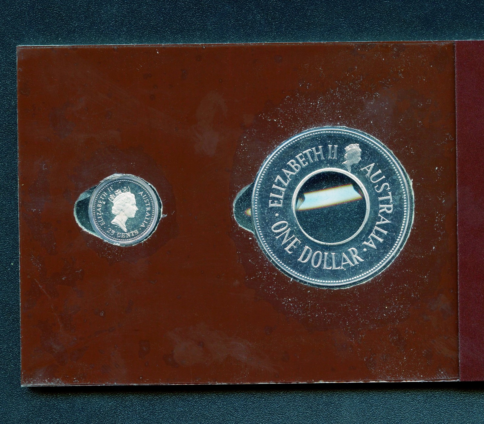 1988 Australia Holey Dollar & The Dump Coins Booklet (1 Oz & 1/4 Oz ...