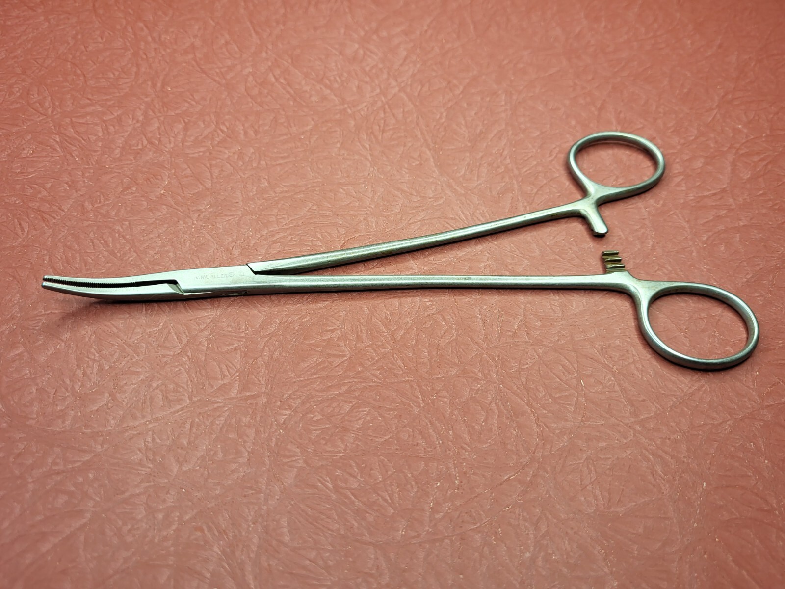 💥 V Mueller MO 1700 Boettcher (Schnidt) Tonsil Forceps, Curved, 7.25 ...