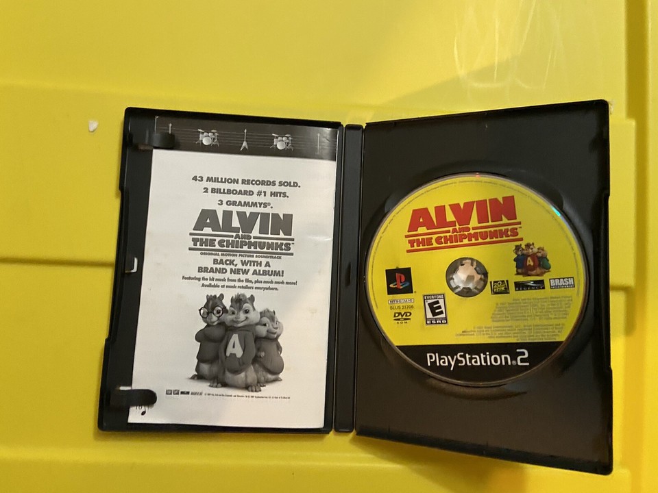 Alvin and the Chipmunks Ps2 Video Game PlayStation 2 Sony Disc Manual ...