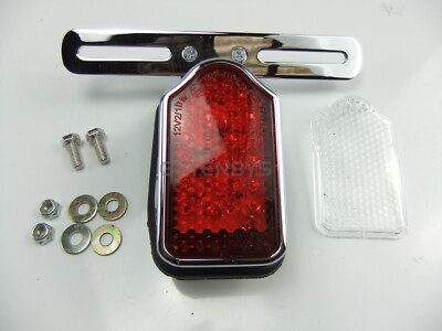 LED Motorcycle TOMBSTONE Custom Mini Brake Stop Rear Tail Light Chopper ...