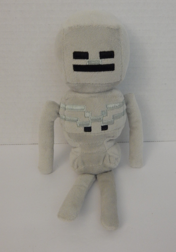 Jazwares * Mojang ~ Minecraft Skeleton Plush * Gray | eBay