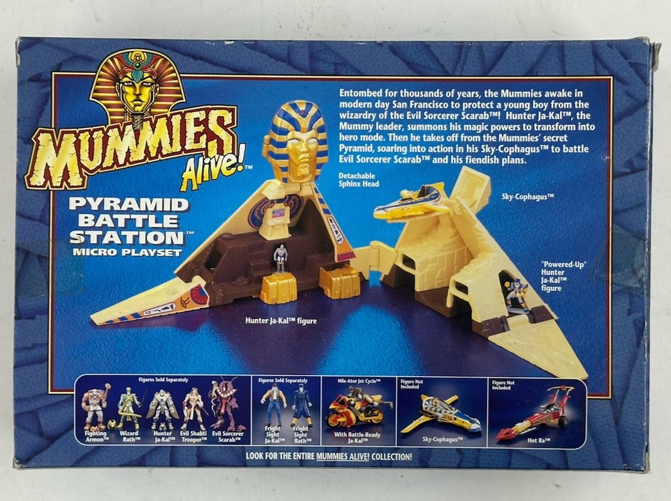 Mummies Alive Pyramid Battle Station Micro Playset 1997 KENNER | eBay
