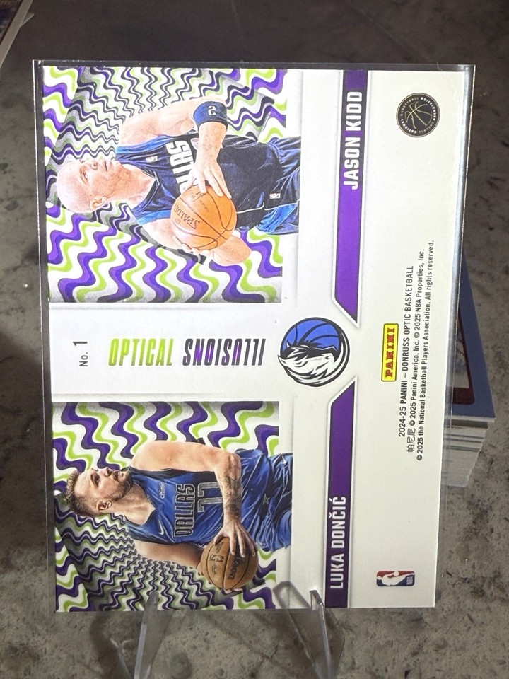 2024-2025 Optic Basketball Luka Dončić & Jason Kidd Optical Illusions ...