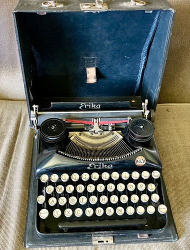 Vintage German Seidel & Naumann Erika Typewriter - Serial 119120 | eBay