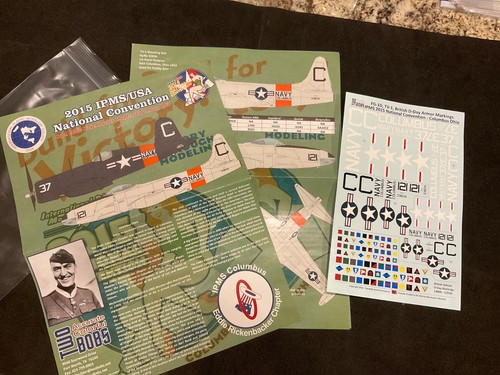 IPMS 2015 Two Bobs Microscale FG-1D, TV-1, British D day Armor markings ...