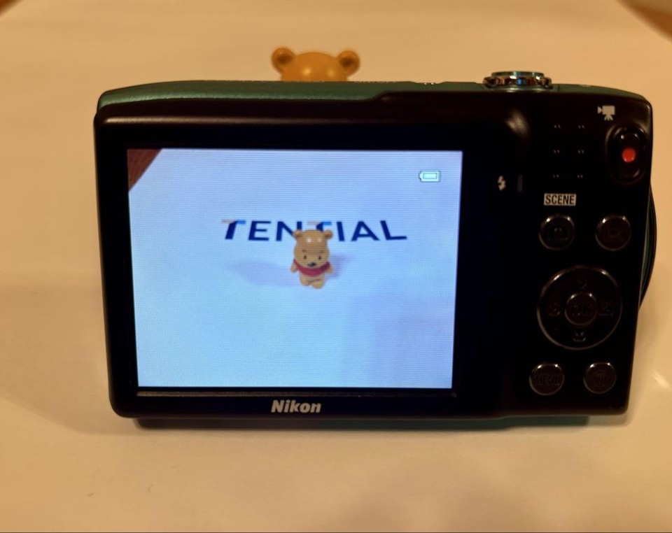 Nikon COOLPIX S3300 Compact Digital Camera Teal with Charger 6x Zoom | eBay