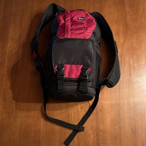Lowepro Fastpack 100 Padded Camera Backpack Bag Red & Black New Without Tags | eBay