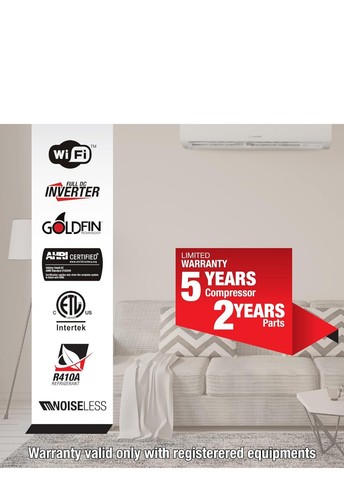 Everwell® 12000 -Mini Split Air Conditioner System 17 SEER2 | eBay