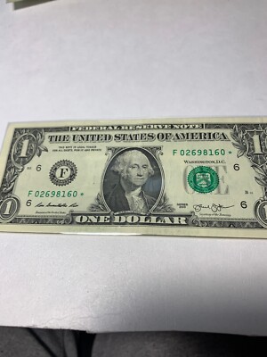 1.00 Star Note Series 2013 F 02698160 | eBay Australia