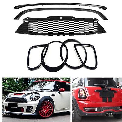 1 Set Front Rear Light Frame Grille Trim For Mini Cooper R55 R56 R57 ...
