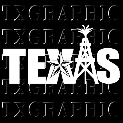 TEXAS Decal OIL RIG LONE STAR Nautical Vinyl Sticker CAR Window Bumper ...