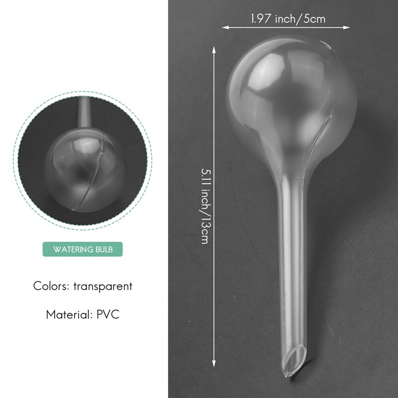 11Pcs Clear Automatic Watering Bulbs Watering Globes Device Plastic ...