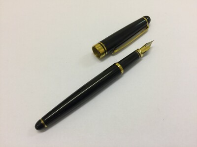 UNUSED COLIBRI FOUNTAIN/INK PEN WITH A MEDIUM NIB - BLACK | eBay